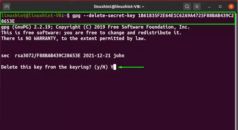 A GPG kulcsok törlése Linux alatt 8417_9