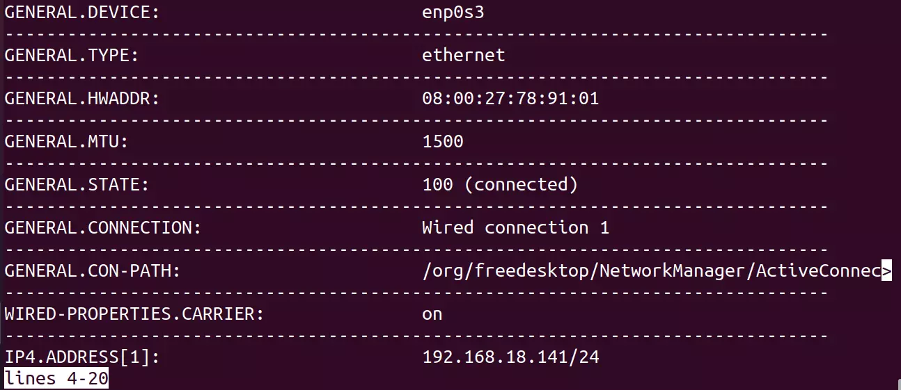 लिनक्समध्ये IP पत्ता कसा शोधायचा 8419_14