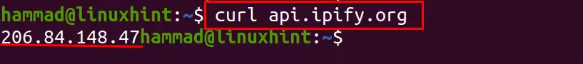 Ինչպես գտնել IP հասցեն Linux-ում 8419_3