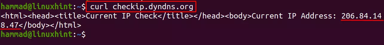 Si të gjeni adresën IP në Linux 8419_4