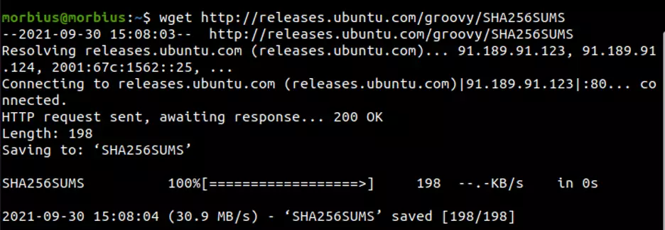 Linux ನಲ್ಲಿ ಫೈಲ್ನ sha256 ಚೆಕ್ಸಮ್ ಅನ್ನು ಹೇಗೆ ಪರಿಶೀಲಿಸುವುದು 8458_3