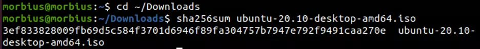 Linux ನಲ್ಲಿ ಫೈಲ್ನ sha256 ಚೆಕ್ಸಮ್ ಅನ್ನು ಹೇಗೆ ಪರಿಶೀಲಿಸುವುದು 8458_4