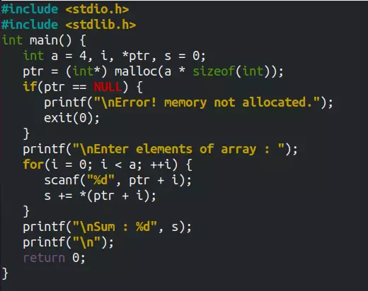 Umehluko phakathi kwe-malloc ne-realloc ku-C Programming