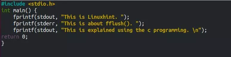 Giunsa paggamit ang function sa fflush sa C programming 8489_1