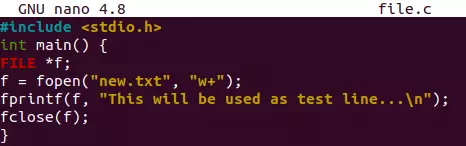 మీరు C లోని ఫైల్కి ఎలా వ్రాస్తారు? 8494_2