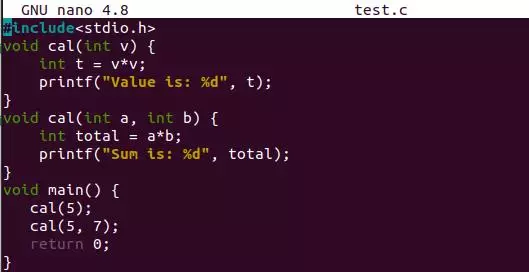 Overloading sa Function sa C 8501_1