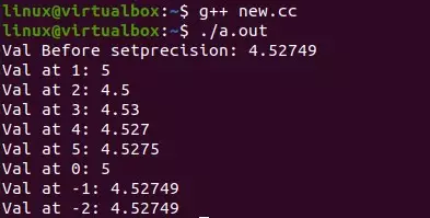 Hvernig á að nota Setprecision í C++ 8508_3