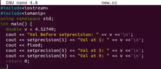 C++-da Setprecision-dan necə istifadə etmək olar 8508_6