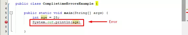 Java | တွင် Compile-Time အမှားများကား အဘယ်နည်း ရှင်းပြသည်။ 8551_1