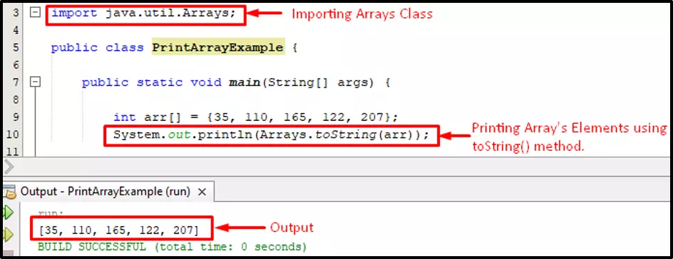 Како да испечатите низа во Java 8552_3