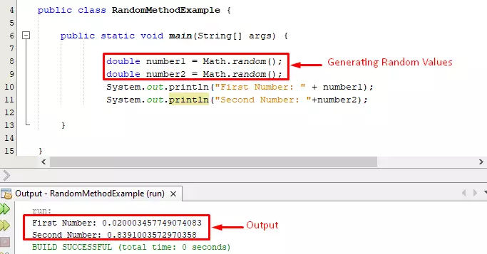 Java دا Math.random () ئۇسۇلىنى قانداق ئىشلىتىش كېرەك؟ 8557_1