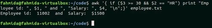 Як використовувати умовний оператор у команді awk 8574_5