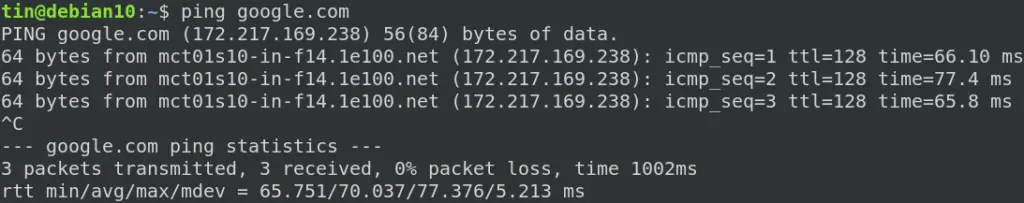 Hvordan kan jeg løse et vertsnavn til en IP-adresse i et Bash-skript? 8580_1