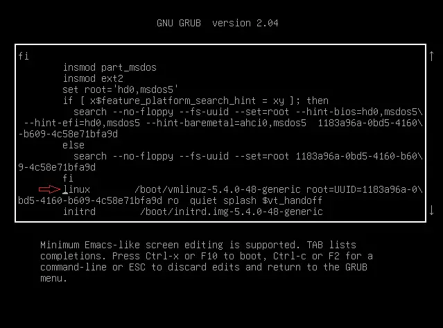 Bagaimana Cara Mengatur Ulang Kata Sandi Root yang Terlupakan di Ubuntu? 8585_3