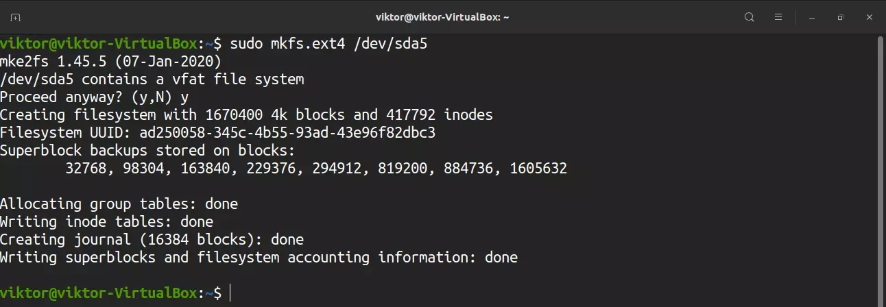 Cara Memformat Drive di Linux 8587_9