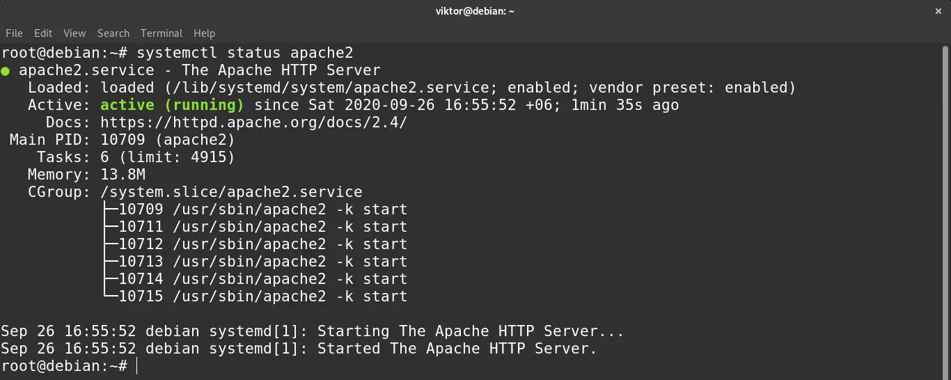 Hvordan installere Zabbix i Debian 8590_2