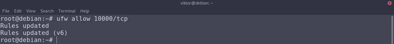 Meriv çawa Webmin li ser Debian saz dike 8591_8