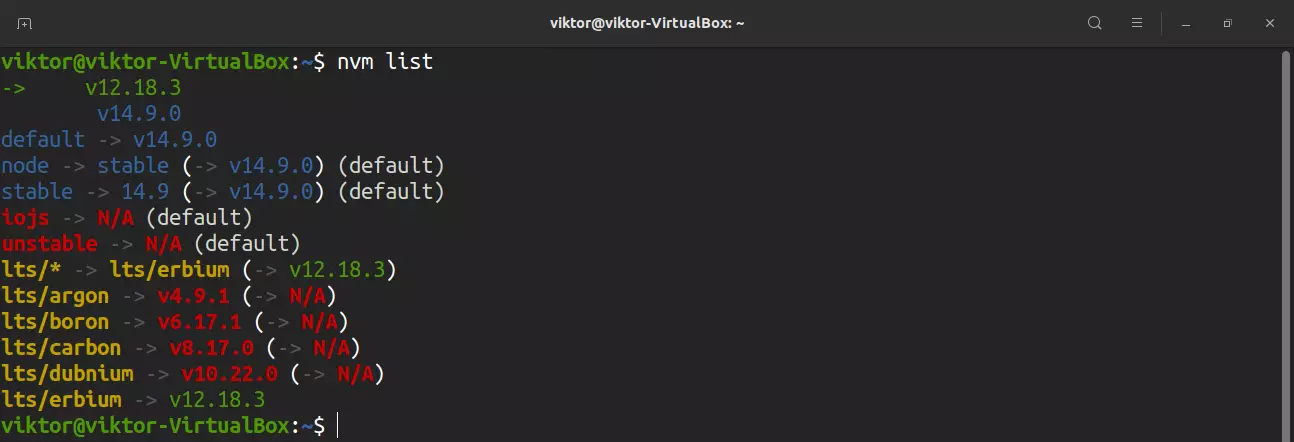 I-install ug Gamita ang Node.js sa Ubuntu 20.04 8593_11