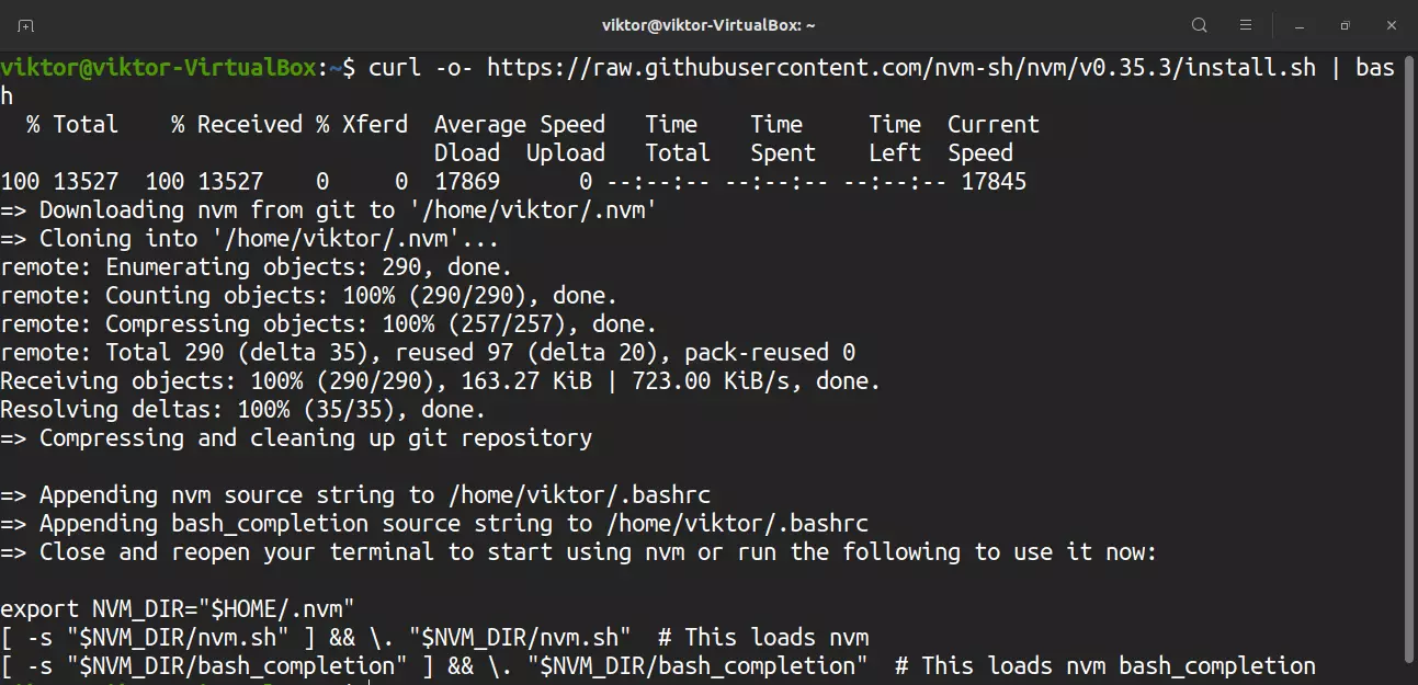 Ubuntu 20.04 боюнча Node.js орнотуп, колдонуңуз 8593_6