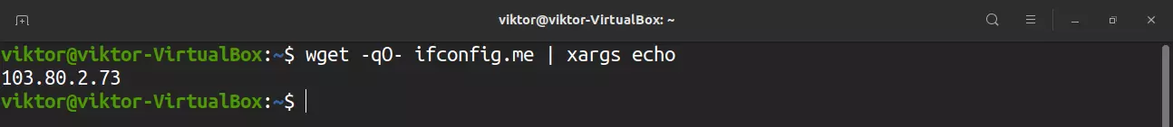 Kumuha ng Public IP mula sa Terminal sa Ubuntu 20.04 8594_8