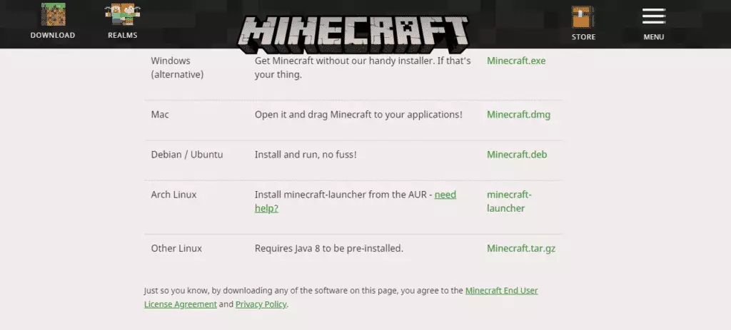 Ludu Minecraft kun Linux Mint 8615_16
