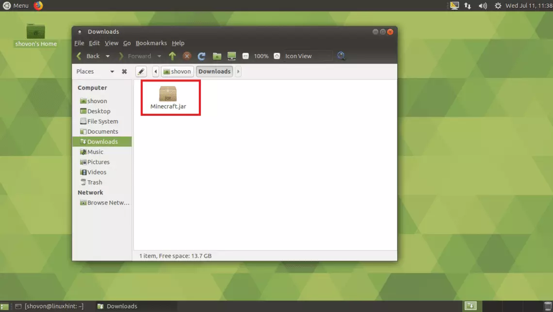 Как установить игру Minecraft на Ubuntu 18.04 LTS 8617_10