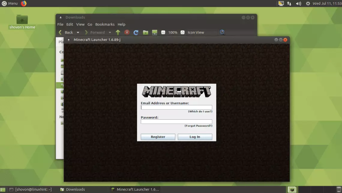 Nola instalatu Minecraft jokoa Ubuntu 18.04 LTS-n 8617_17