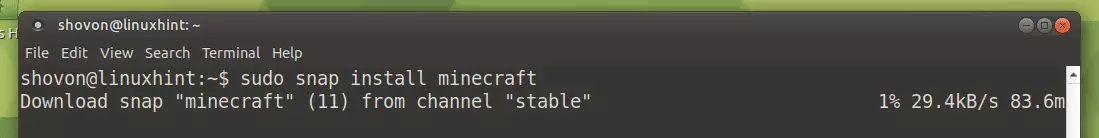 Giunsa ang Pag-install sa Dula sa Minecraft sa Ubuntu 18.04 LTS 8617_24