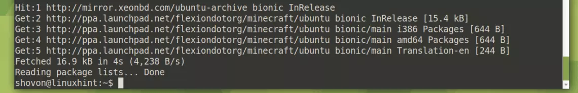 Minecraft оюнун Ubuntu 18.04 LTSке кантип орнотуу керек 8617_27