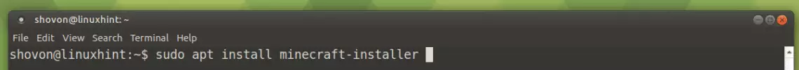 Ubuntu 18.04 LTS 'ਤੇ ਮਾਇਨਕਰਾਫਟ ਗੇਮ ਨੂੰ ਕਿਵੇਂ ਇੰਸਟਾਲ ਕਰਨਾ ਹੈ 8617_28