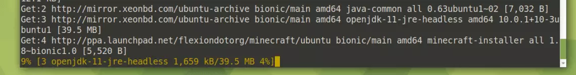 Jak nainstalovat hru Minecraft na Ubuntu 18.04 LTS 8617_30