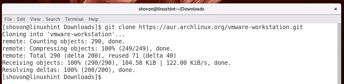 Cum se instalează VMware Workstation Pro 14 pe Arch Linux 8619_8