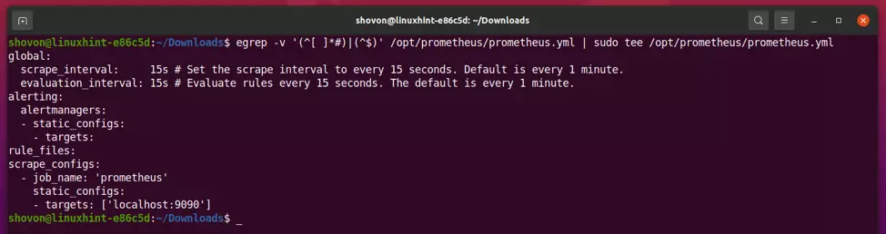 Hoe kinne jo Prometheus ynstalleare op Ubuntu 20.04 LTS? 8621_16