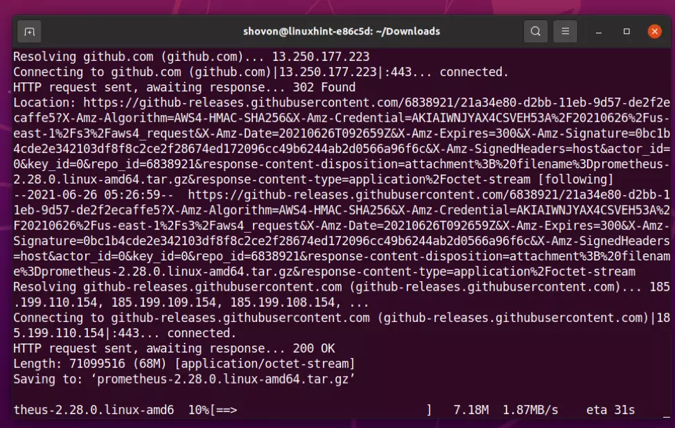 Prometeyni Ubuntu 20.04 LTS-ga qanday o'rnatish mumkin? 8621_5