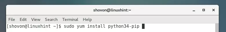 Zainstaluj Pythona PIP na CentOS7 8622_16