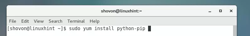 Усталюйце Python PIP на CentOS7 8622_8