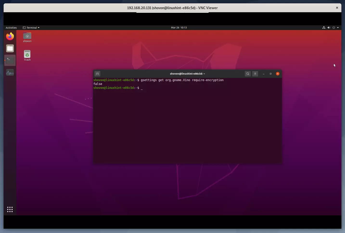 Cómo habilitar Compartir pantalla en Ubuntu 20.04 LTS 8628_26