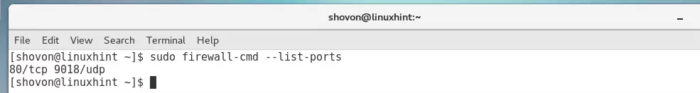 Firewalld'da Açık Bağlantı Noktaları Nasıl Listelenir 8631_11