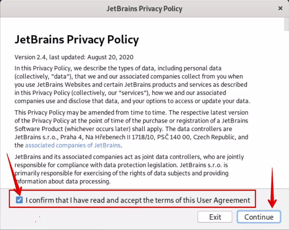 डेबियन में JetBrains IntelliJ कैसे स्थापित करें 8639_5