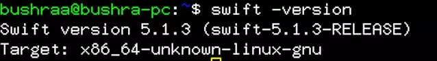 Come installare Swift in Debian 10 8640_12