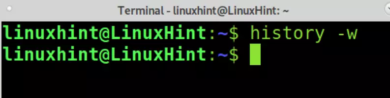 Linux-da iz qoymadan tarixi silin 8653_10