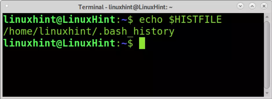 Mbusak riwayat tanpa tilak ing Linux 8653_3