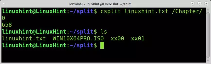 Πώς μπορώ να χωρίσω ένα αρχείο σε μέρη στο Linux 8655_14