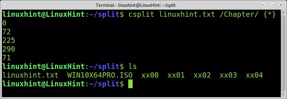 Πώς μπορώ να χωρίσω ένα αρχείο σε μέρη στο Linux 8655_16