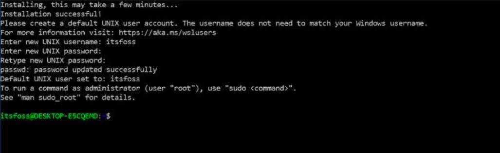 Giunsa ang pag-instalar ug paggamit sa Linux Bash Shell sa Windows 10 8704_9