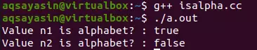 C++ భాషలో isalpha() ఫంక్షన్ని ఎలా ఉపయోగించాలి 8742_9