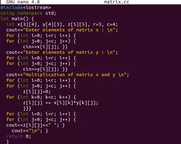 Matrica Multipliko C++ 8743_6