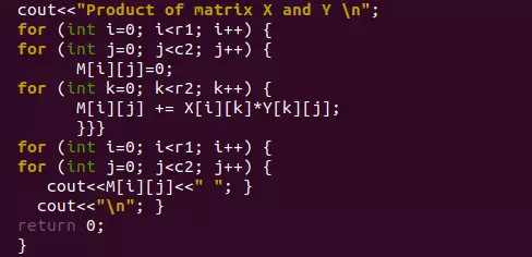 മാട്രിക്സ് ഗുണനം C++ 8743_9