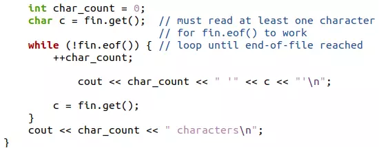 C++ ನಲ್ಲಿ Fin.get ಅನ್ನು ಬಳಸುವುದು 8747_3