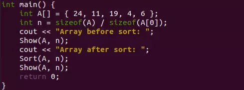 Insertion Sort ໃນ C++ 8755_4
